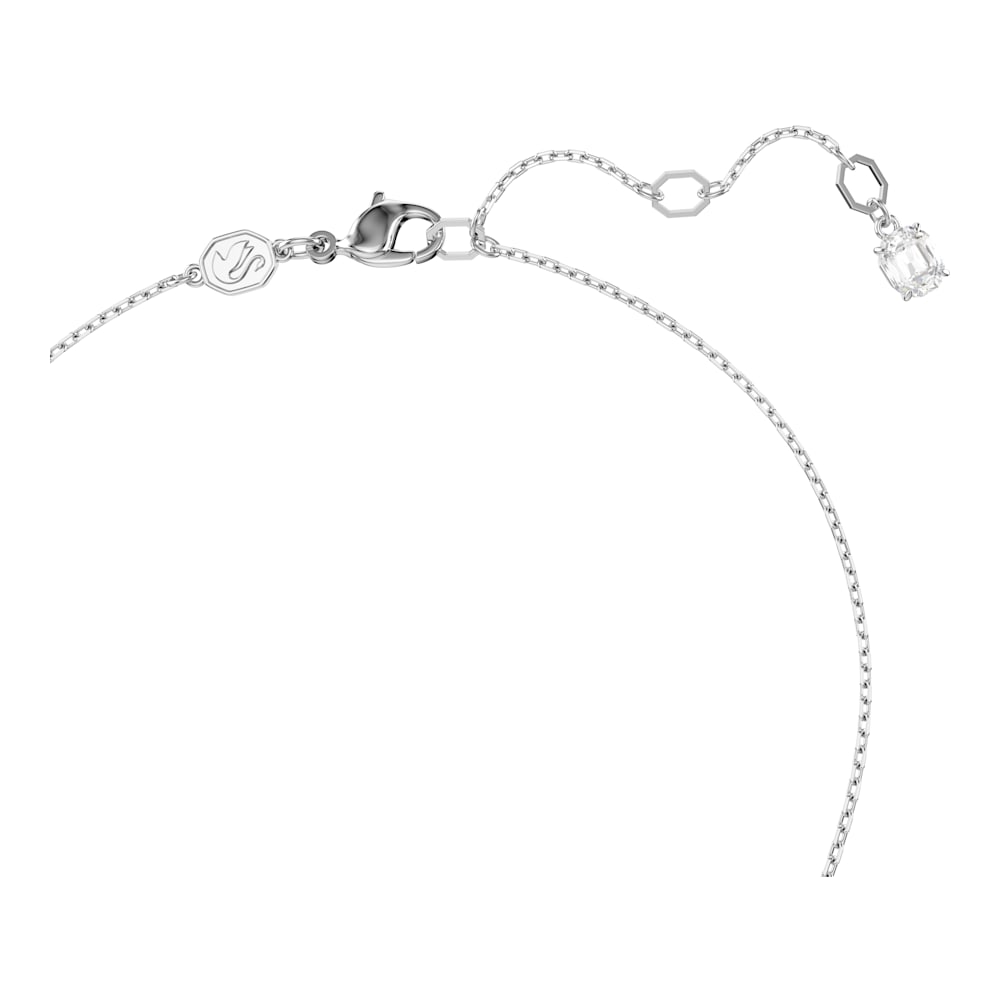 Colgante Hyperbola, Corazón, Azul, Recubrimiento en rodio | Swarovski ...