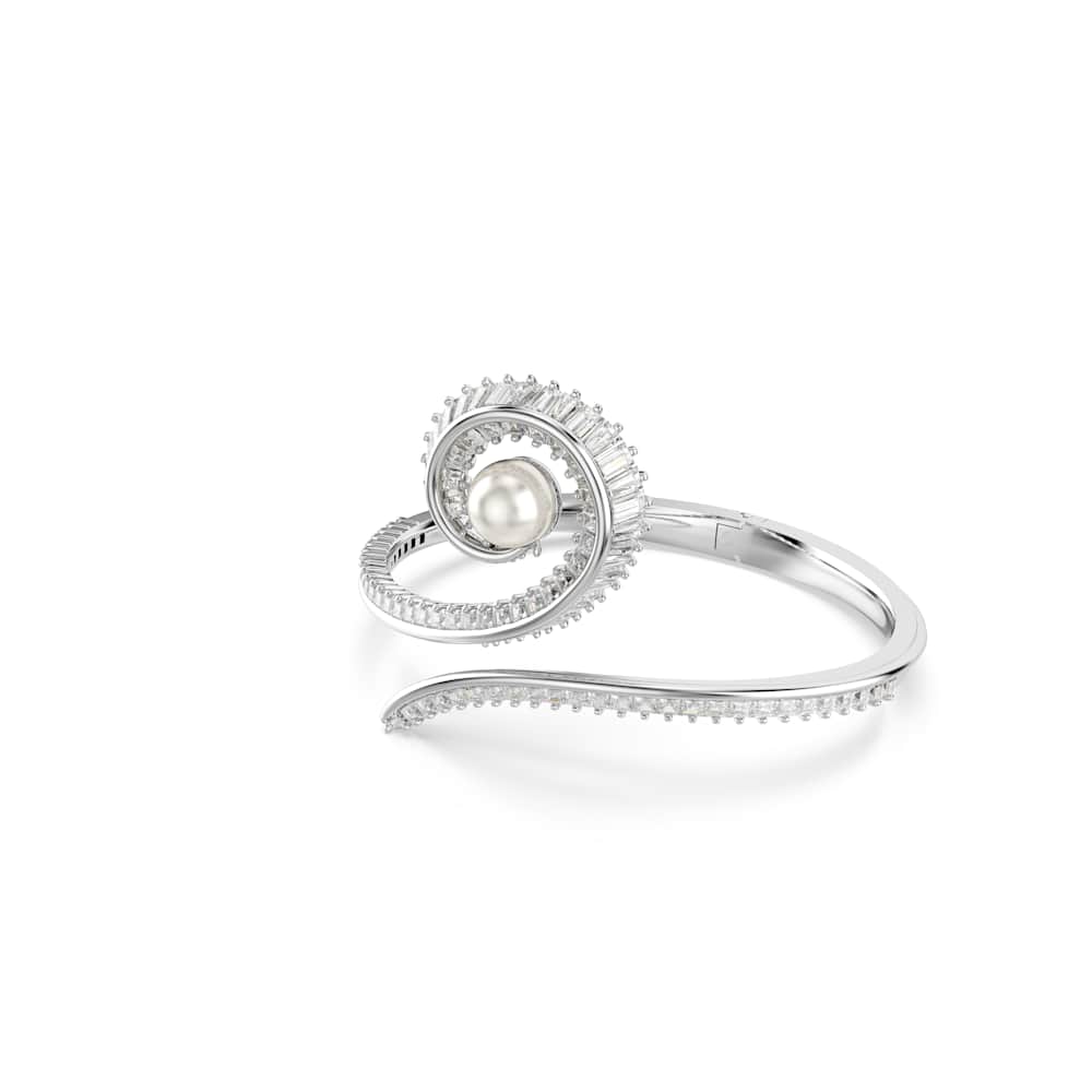 Brazalete Ariana Grande x Swarovski, Crystal Pearl, Talla baguette ...